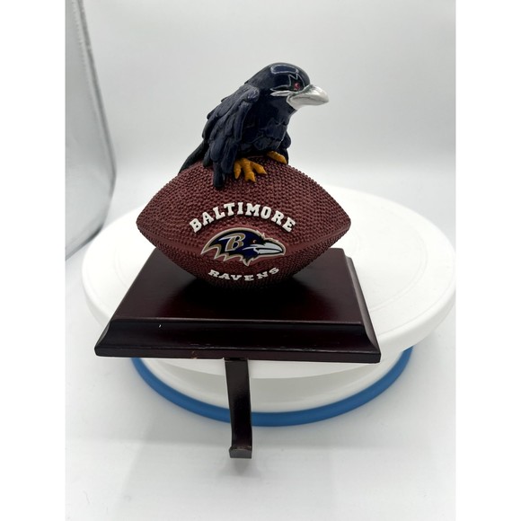 Holiday | Rare Nfl Baltimore Ravens Stocking Holder Hanger Mantle ...